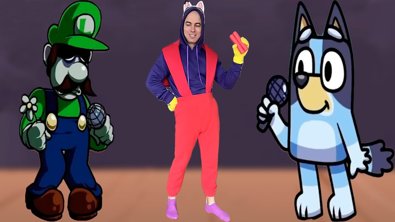 FNF Character Test | Gameplay VS Real Life | Mario Madness | Jax ...