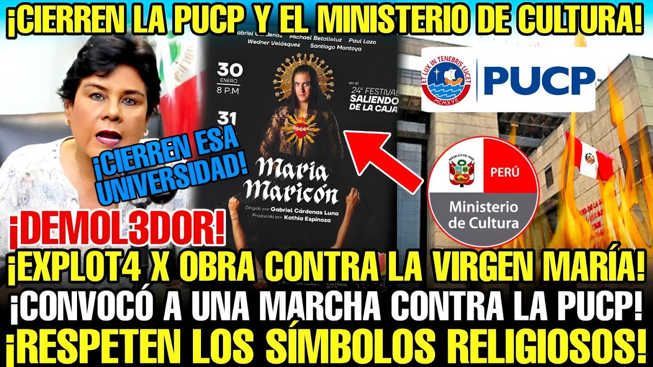 YARROW DESTRUY3 AL MINISTERIO DE CULTURA Y A LA PUCP X OBRA CONTRA ...