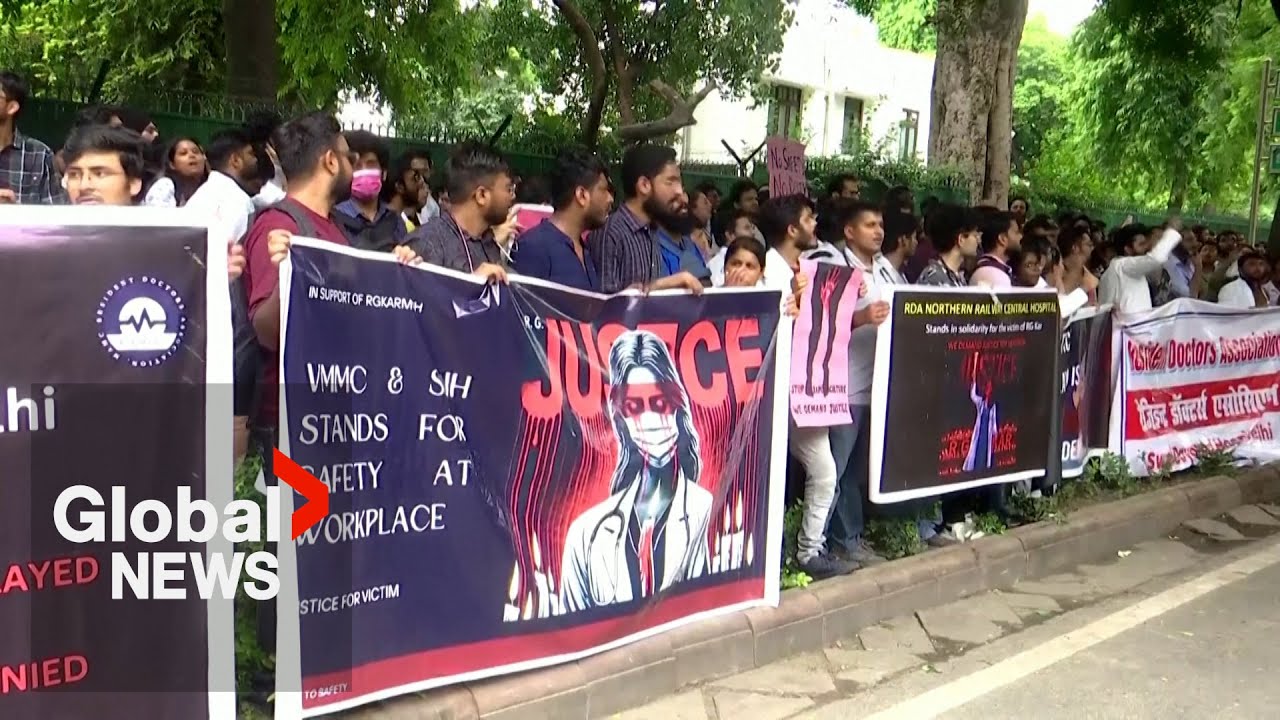 India protests: Medics vow to continue protesting trainee doctor's rape ...