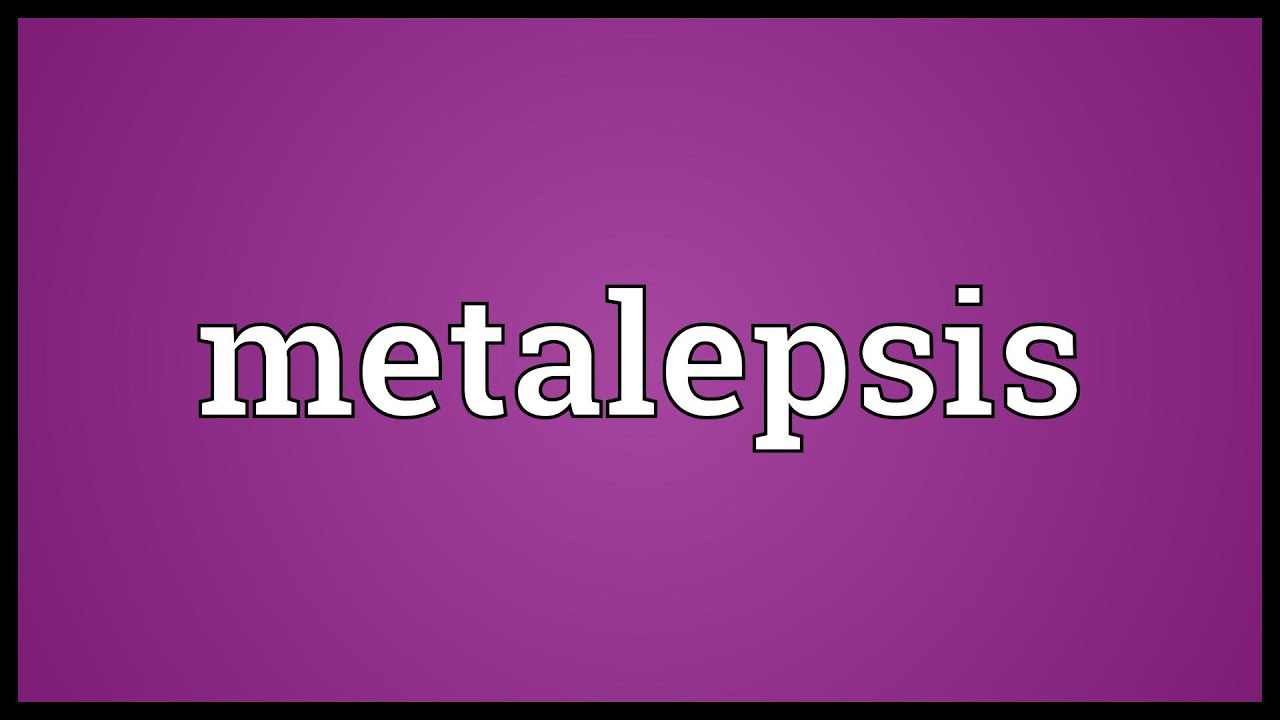 Metalepsis Meaning YouTube Metalepsis Meaning YouTube