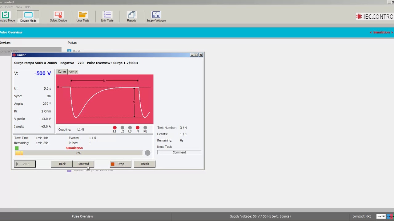 Ametek CTS EM Test iec control Link file - YouTube