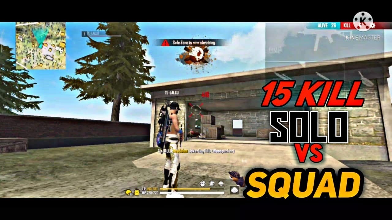 15 kill Ranked solo vs squad gameplay - YouTube