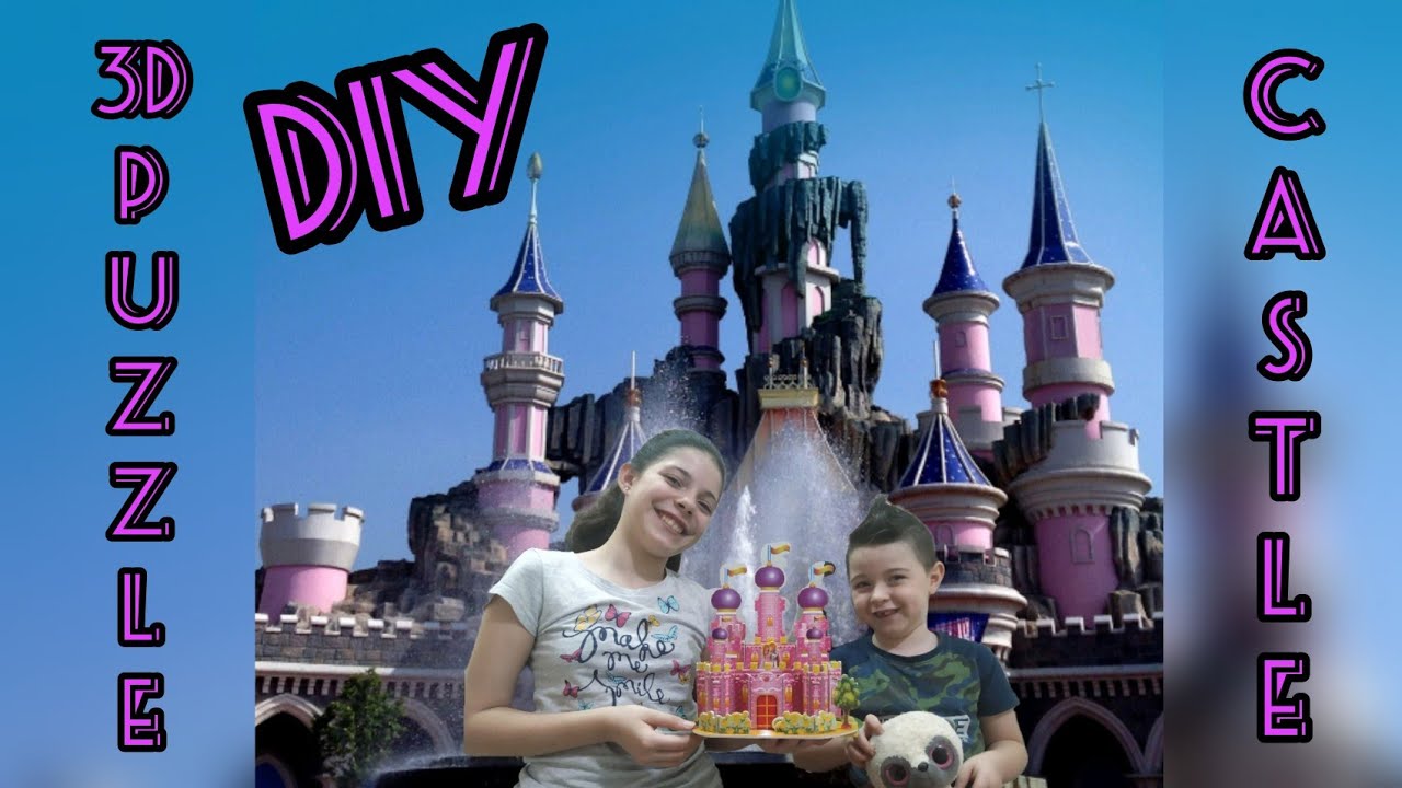 How To Build 3D Castle Puzzle - puzzles for kids - DIY Puzzles for kids ...