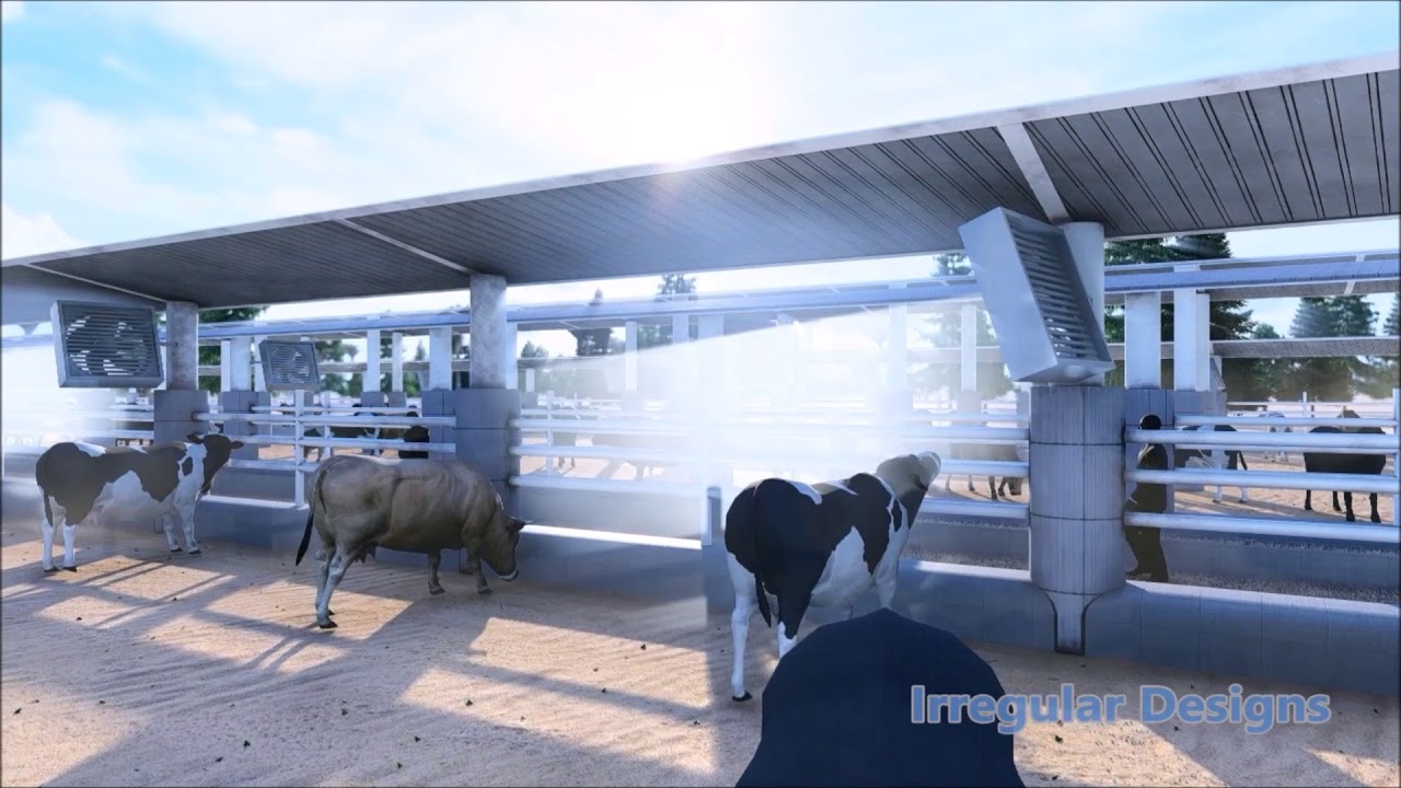 cow farm 3d Animation by waleed zain - YouTube