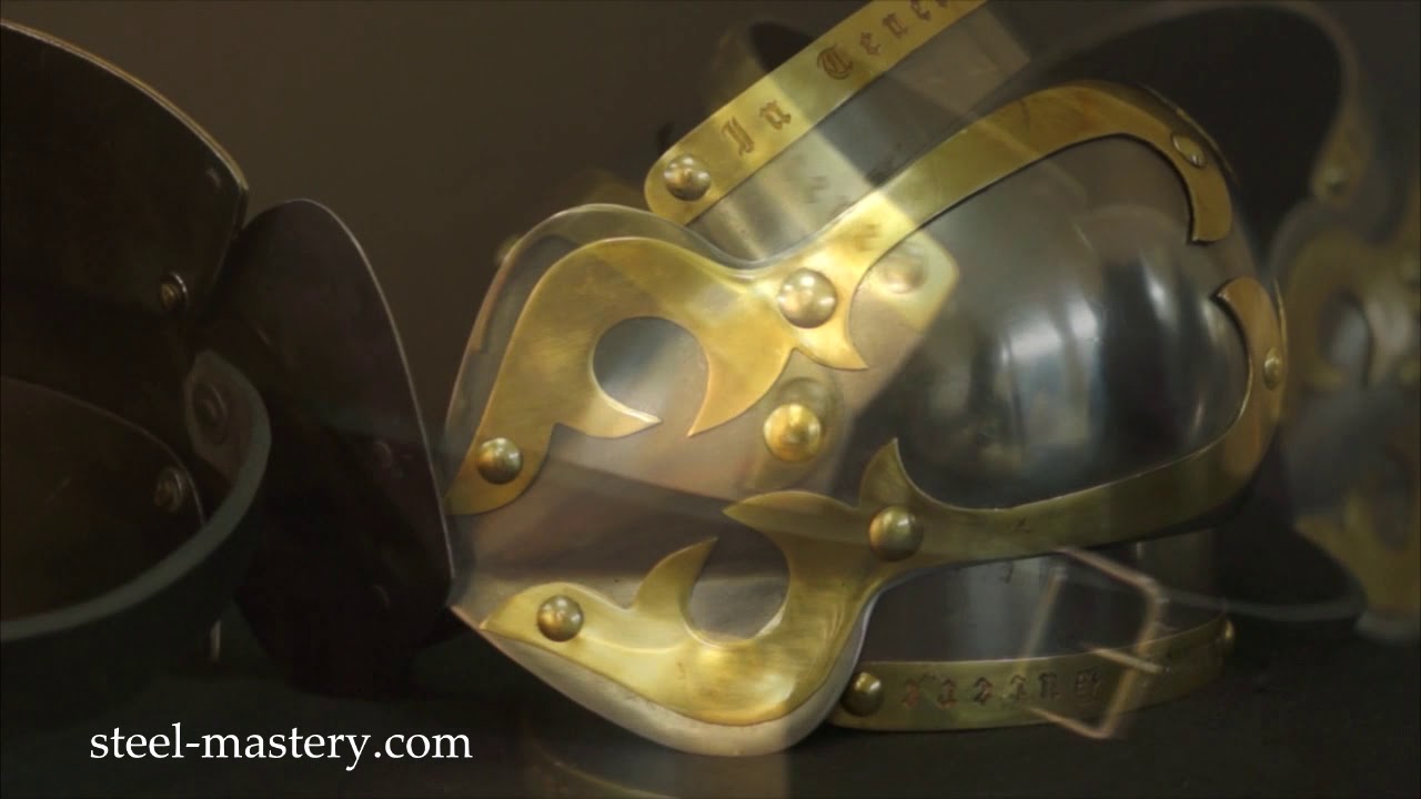 Elbow caps with chased rondel - YouTube