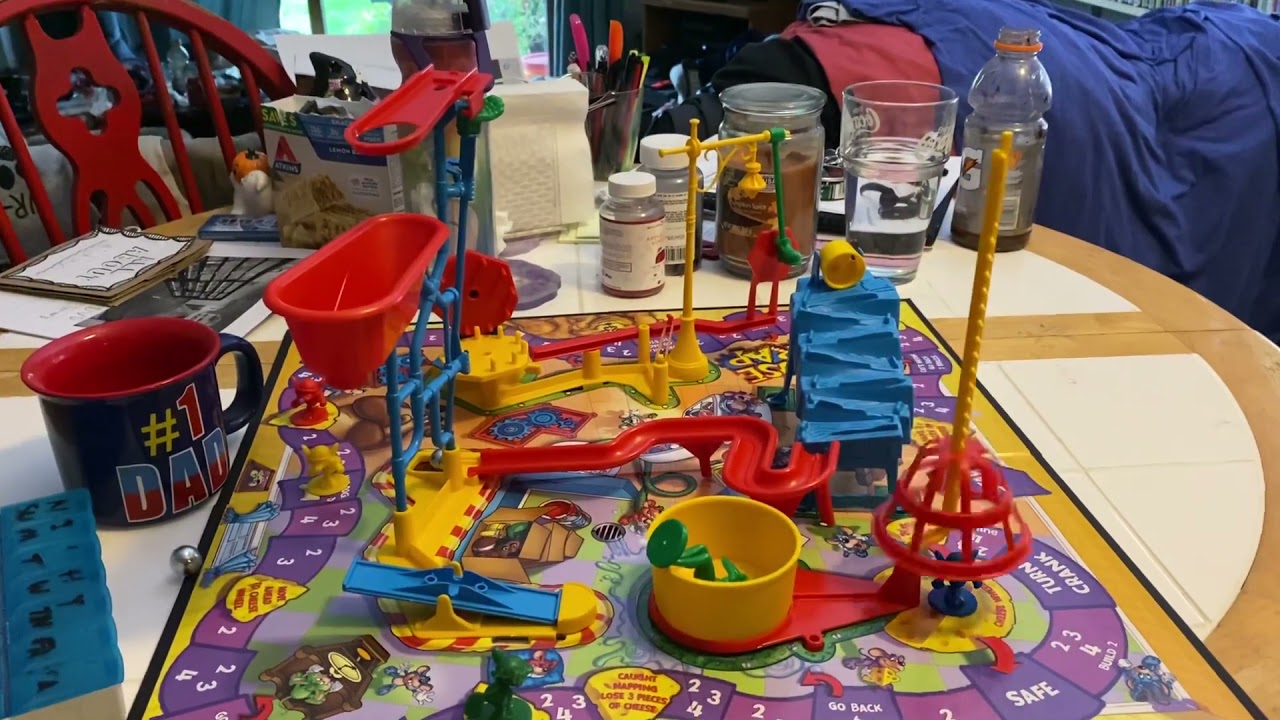 2005 Mouse Trap Game in Action (60fps Version) with Kids Cheering Sound ...