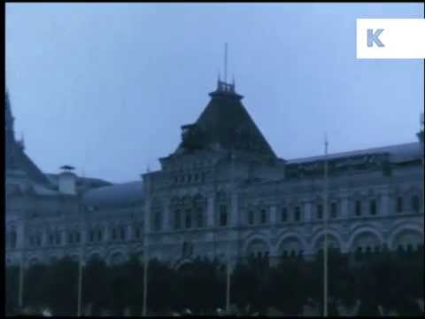 Rare Footage 1960s Moscow, Soviet Russia, USSR Colour Home Movies, Red Square