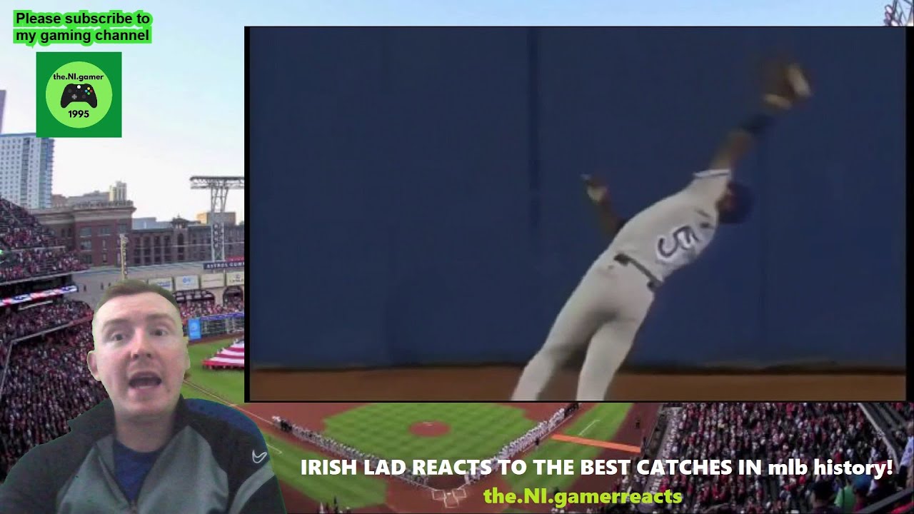 Irish lad reacts to the best catches in MLB baseball history some of ...
