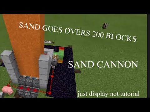 Minecraft sand cannon design works with | Xbox | Bedrock | PE ...