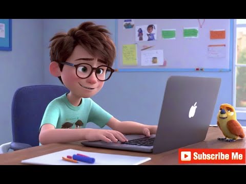 A Boy Is Interested In Becoming A Software Engineer | Story Cartoon ...