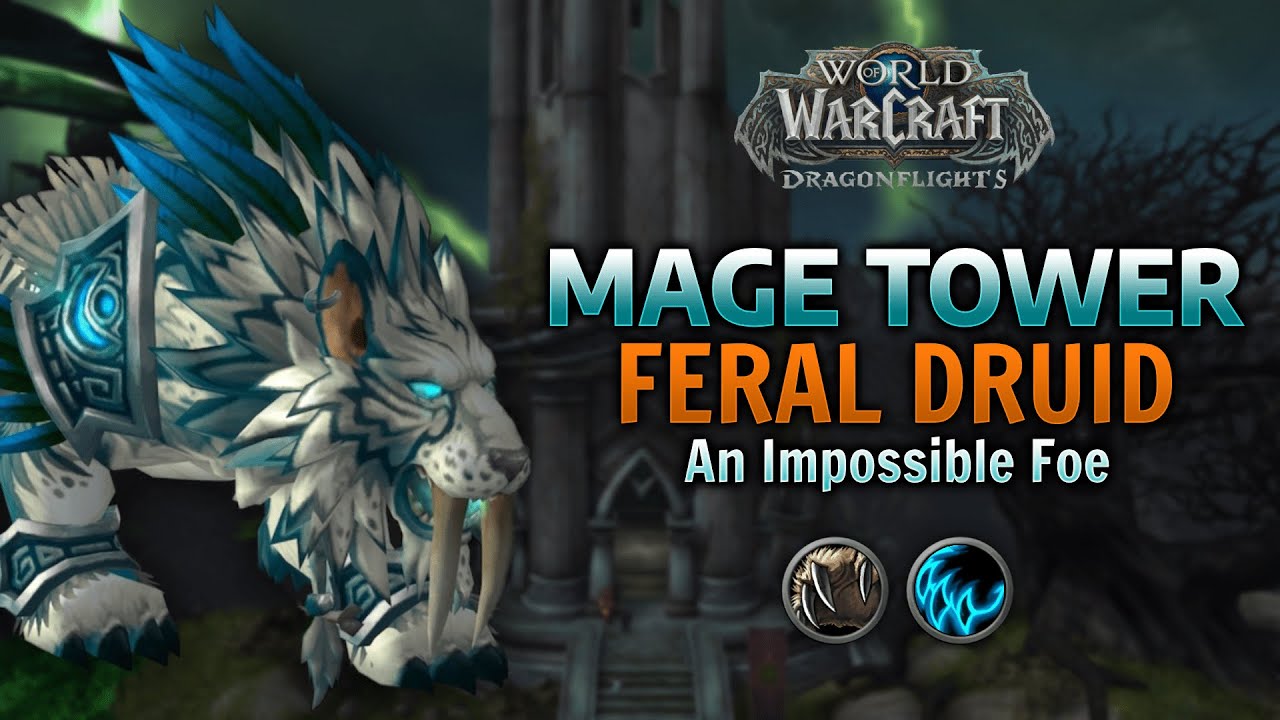 Mage Tower Feral Druid - Dragonflight Gear / No consumables / No Legacy ...