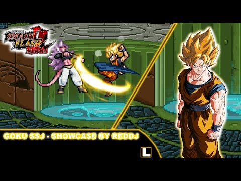 SSF2 MODS - GOKU SSJ - SHOWCASE - YouTube