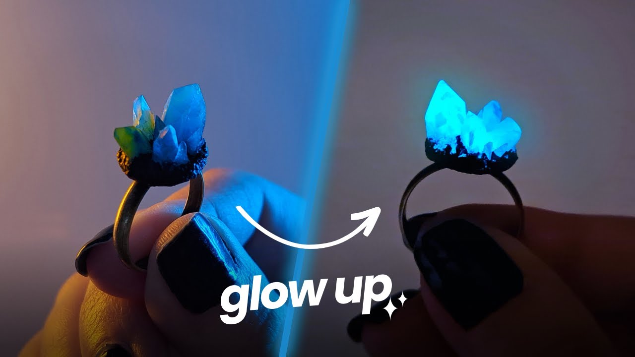 From Clay to Crystal: A DIY Glow Ring Guide - YouTube