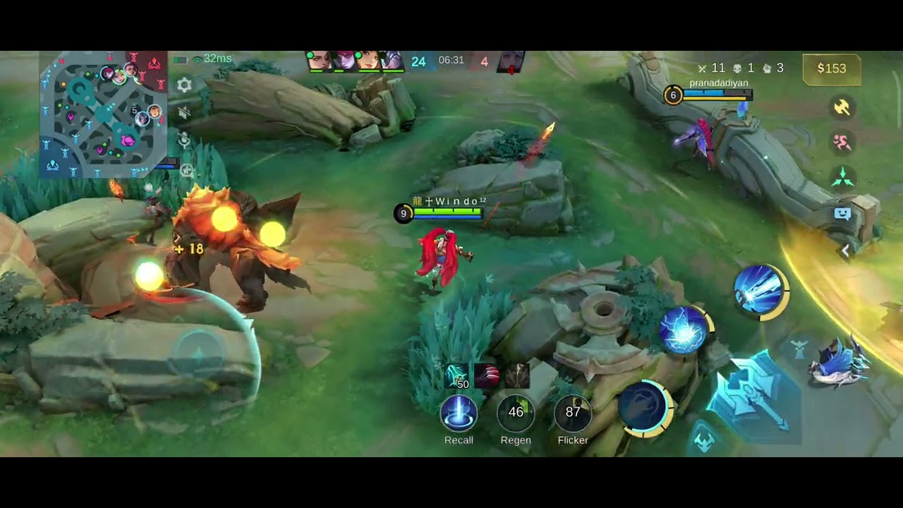 Mobile Legends - Game Play Layla - YouTube