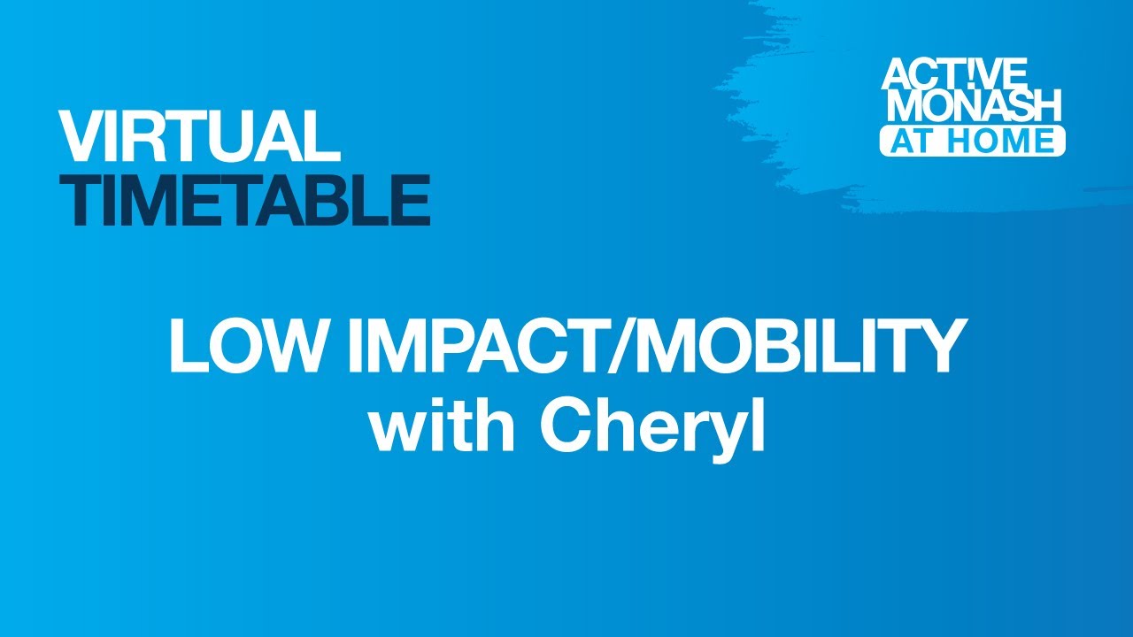 🧘 Low Impact/Mobility with Cheryl 🧘 - YouTube