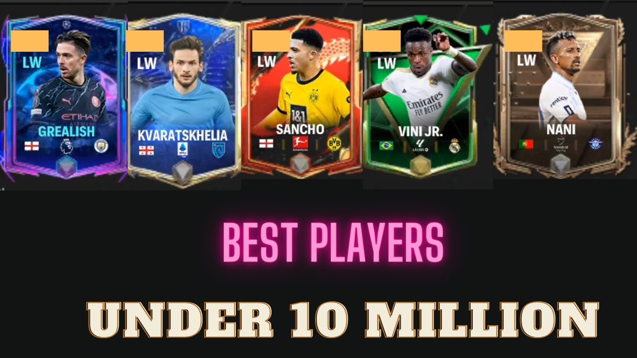 left wing players to buy with low coins in ea fc mobile (LW) - YouTube