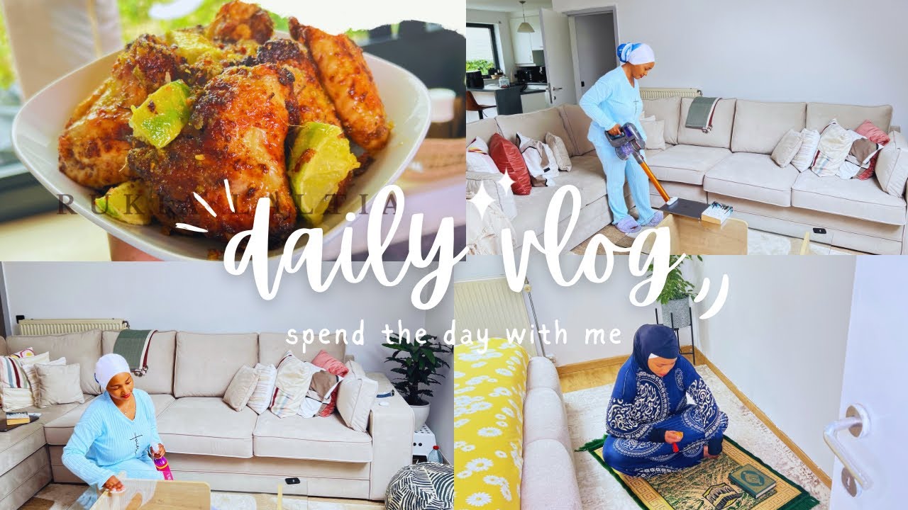 Daily Routine Vlog // Spend a day with me at home //Vlog 2024 - YouTube