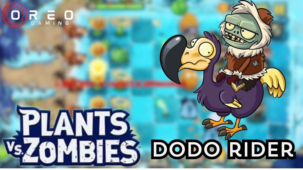 PvZ2 The Dodo Rider | Plants vs Zombies 2 | Frostbite Caves - YouTube