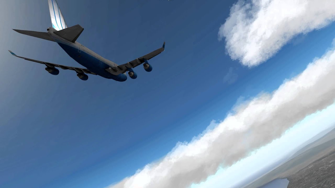 X-Plane 10 Realistic HD Bitmaps Flying Blue Sky - YouTube