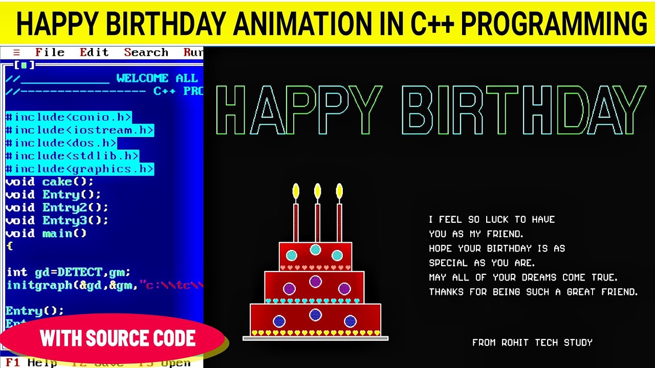 Scan Code Happy Birthday