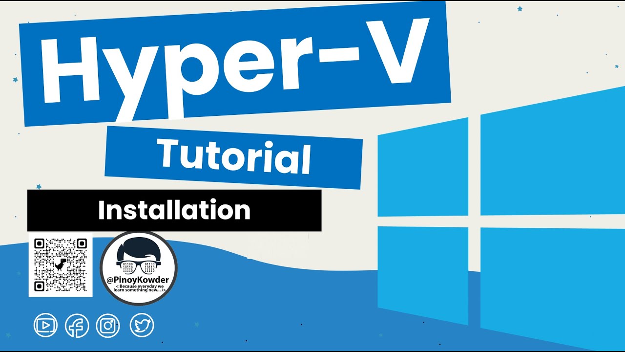 「PinoyKowder」 → How to install Hyper-V in Windows 10 Home - YouTube