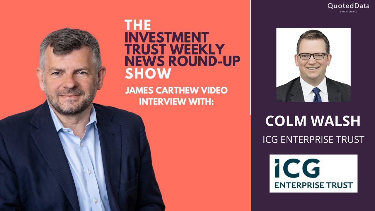 Interview with Colm Walsh from ICG Enterprise Trust - YouTube