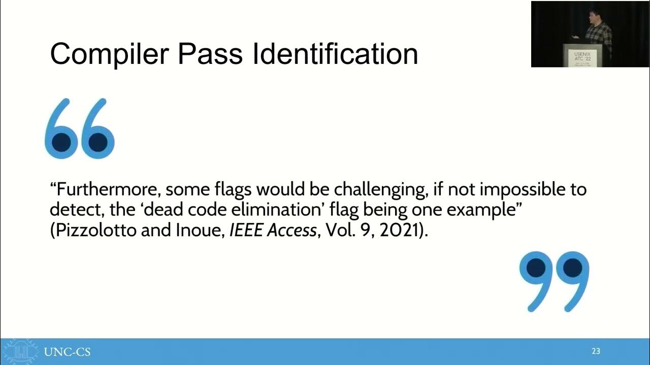 USENIX ATC '22 - Automatic Recovery of Fine-grained Compiler Artifacts at the Binary Level - YouTube