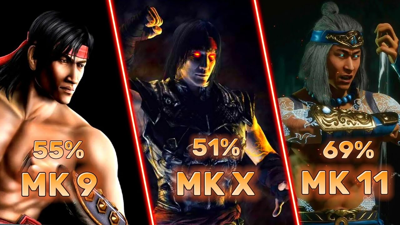 LIU KANG MK9 VS MKX VS MK11 | LIU KANG COMBOS | ЛЮ КАН КОМБО - YouTube