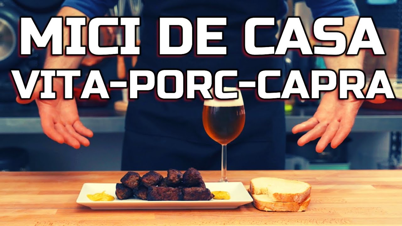 MICI DE CASA RETETA UNICA | Reteta de Mici cu Carne de Porc, Vita si ...