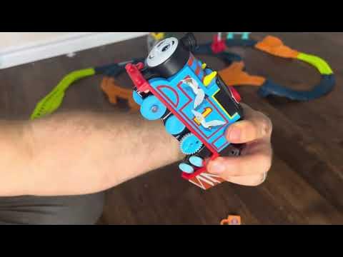 Review of Thomas and Friends- Talking Cranky Delivery Train Set Configuration 3 - YouTube