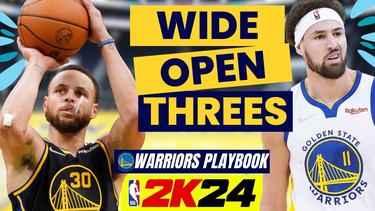 Shoot like the Splash Bros! Wide Open 3s Warriors Playbook NBA 2K24 ...