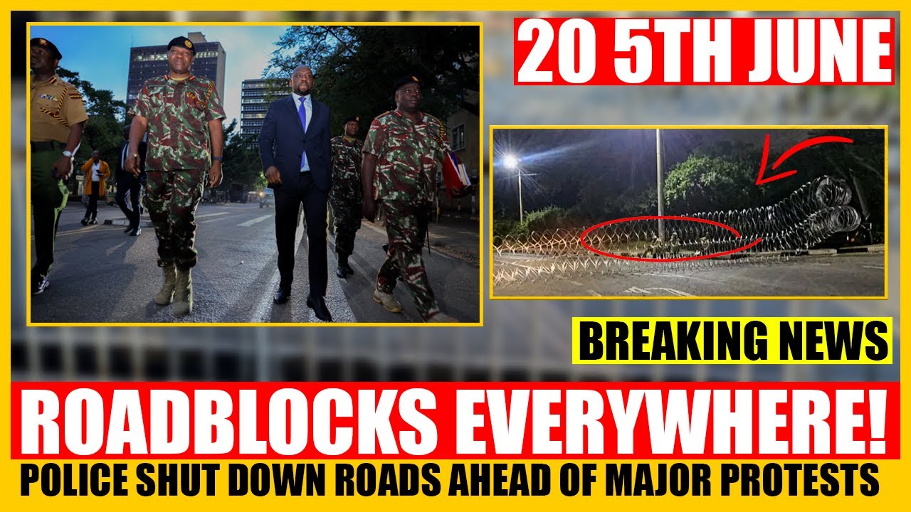 ROADBLOCKS EVERYWHERE! POLICE SHUT DOWN ROADS AHEAD OF MAJOR PROTESTS ...