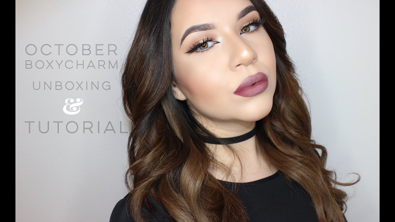 OCTOBER Boxycharm & Tutorial! | KatEyedTv - YouTube
