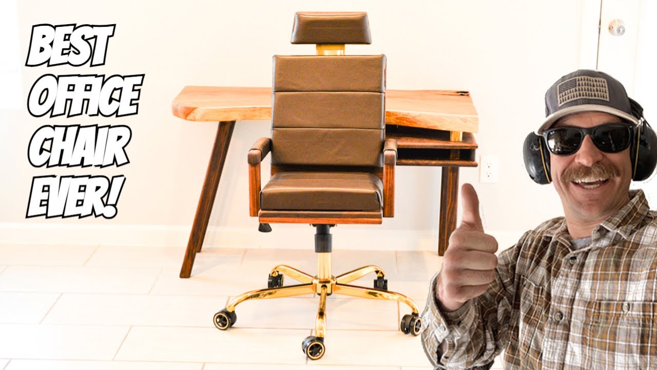 Woodworking The Best Office Chair Ever! - YouTube