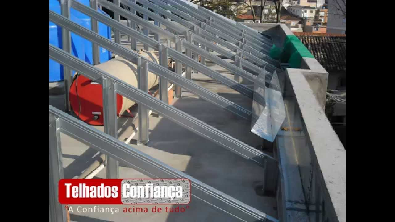 Construção de Telhado em Steel Frame. - YouTube