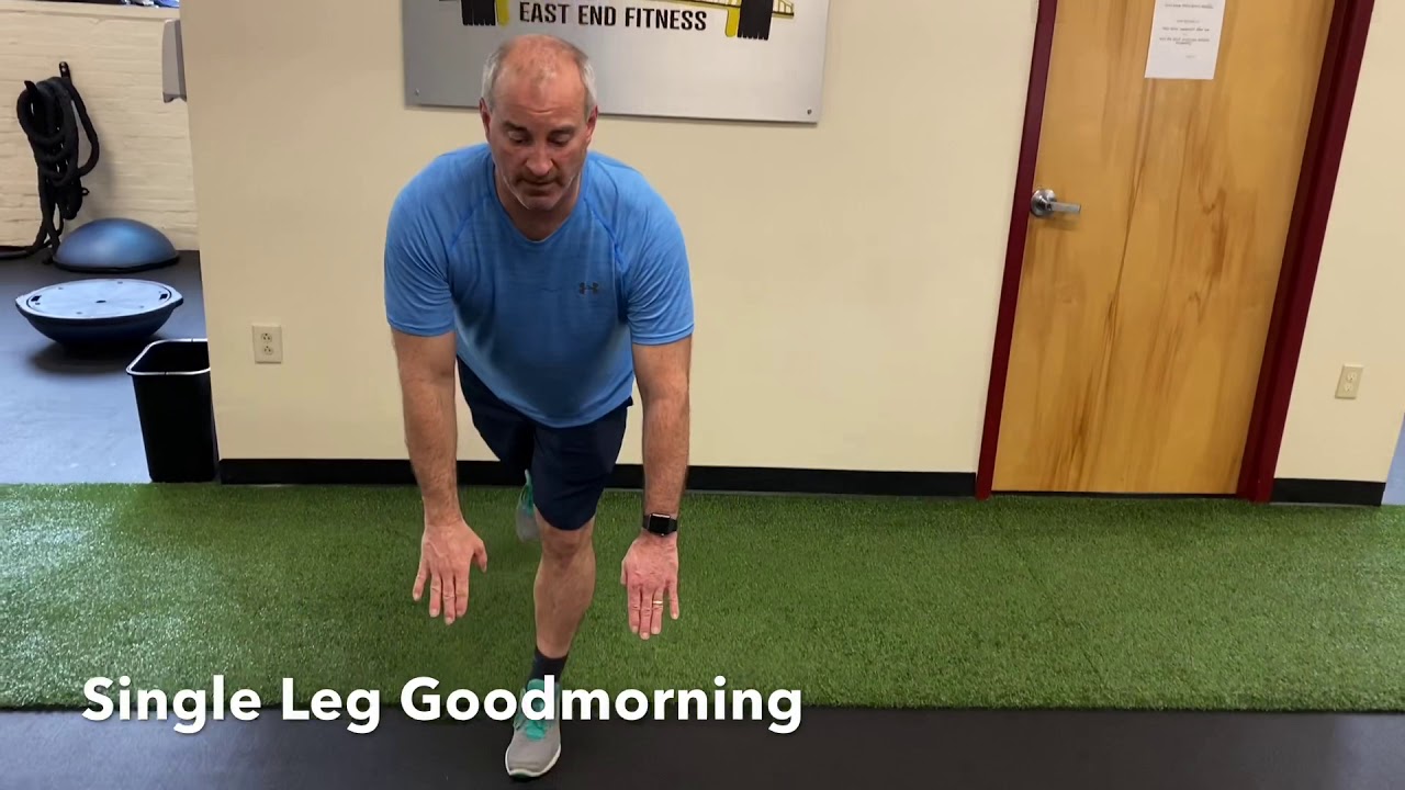 Single Leg Goodmorning - YouTube