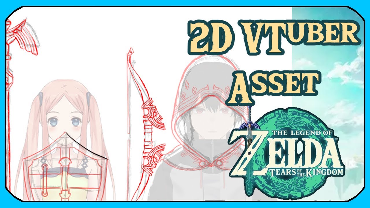 Is drawing easy? Zelda BotW 2D asset items | Artist VTuber - YouTube