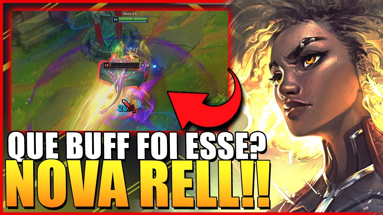 TÁ INCRÍVEL!! A NOVA RELL SUP BUFFADA VAI DOMINAR - RELL GAMEPLAY ...