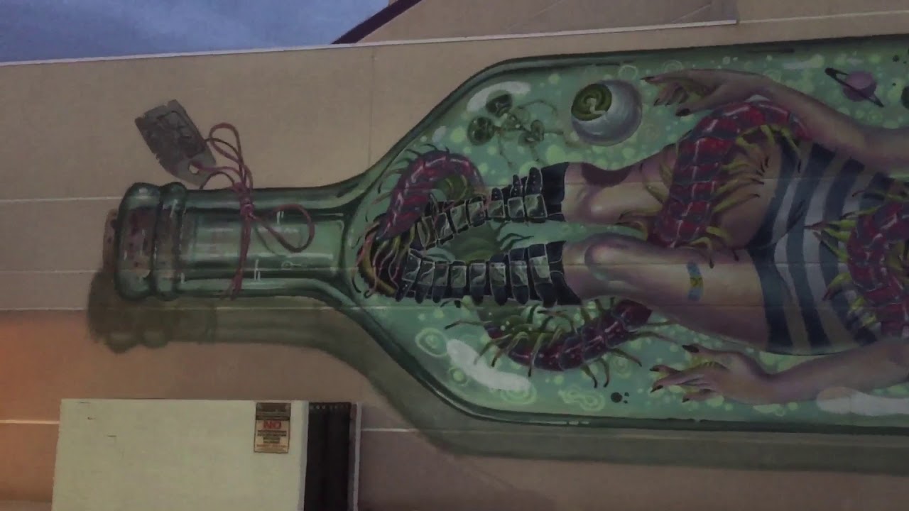 Weird Mural , UFO , MIB, Bob Lazar , Mystery Painting , Message - YouTube