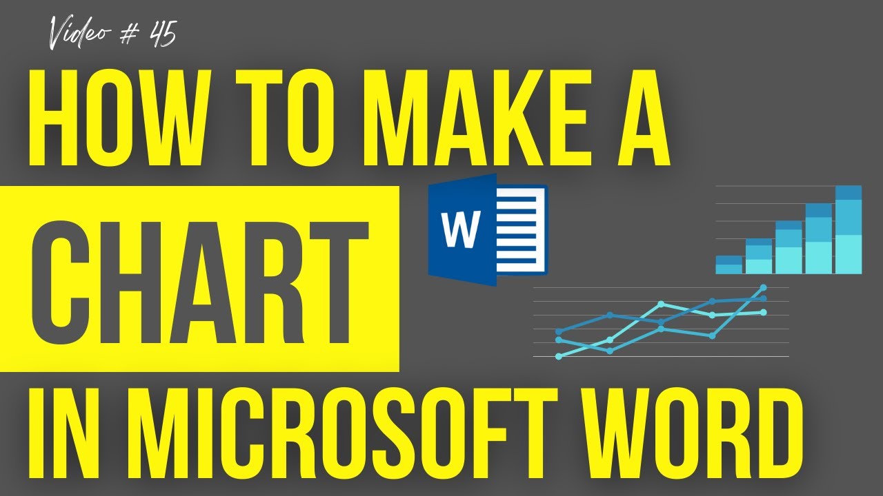 How To Create A Chart In Microsoft Word YouTube How To Create A Chart In Microsoft Word YouTube