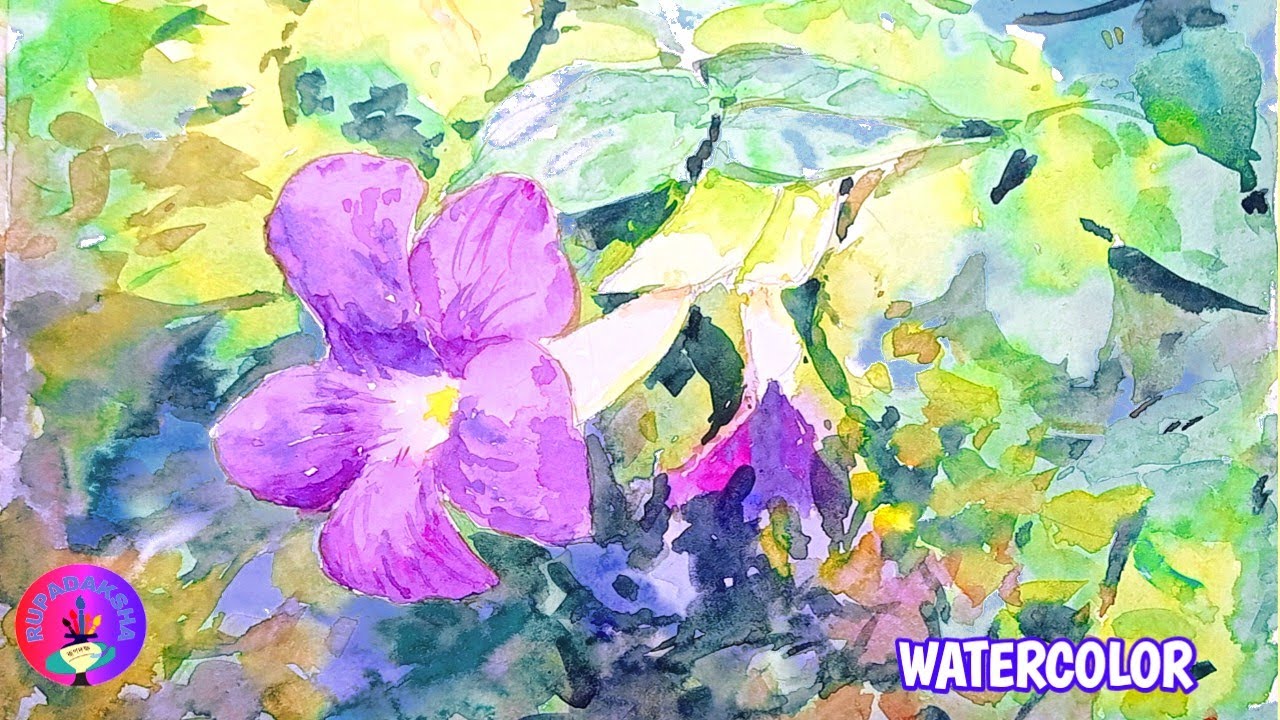 How To Paint A Beautiful Flower With Watercolor Easy Watercolor how-to-paint-a-beautiful-flower-with-watercolor-easy-watercolor