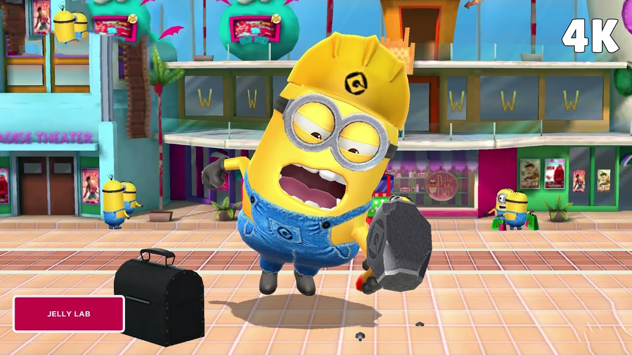Minion Rush Level 124 Worker Minion at the Mall (Lvl 124 UHD 4K ...