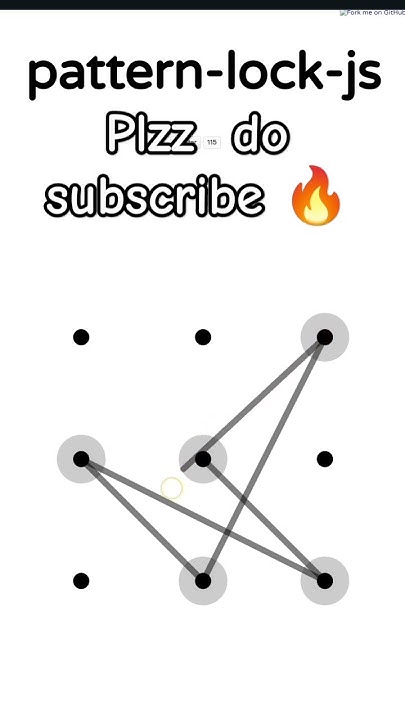 HARD PATTERN LOCK 🔐🔐 - YouTube