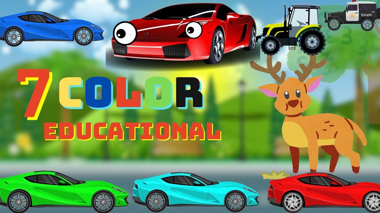 MUTU KİDS | 7 COLOR Educational for Kids | Coloring Songs - YouTube