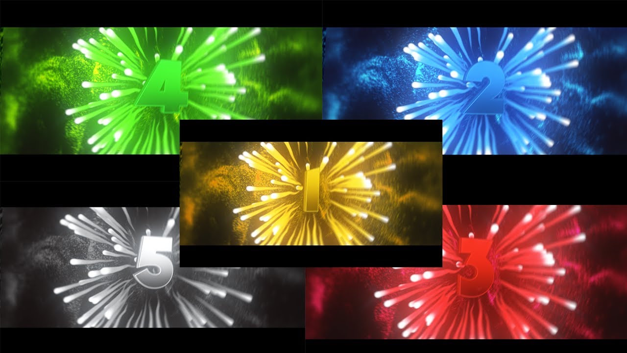 TOP 5 COUNTDOWN TEMPLATE ( FREE DL ) - YouTube