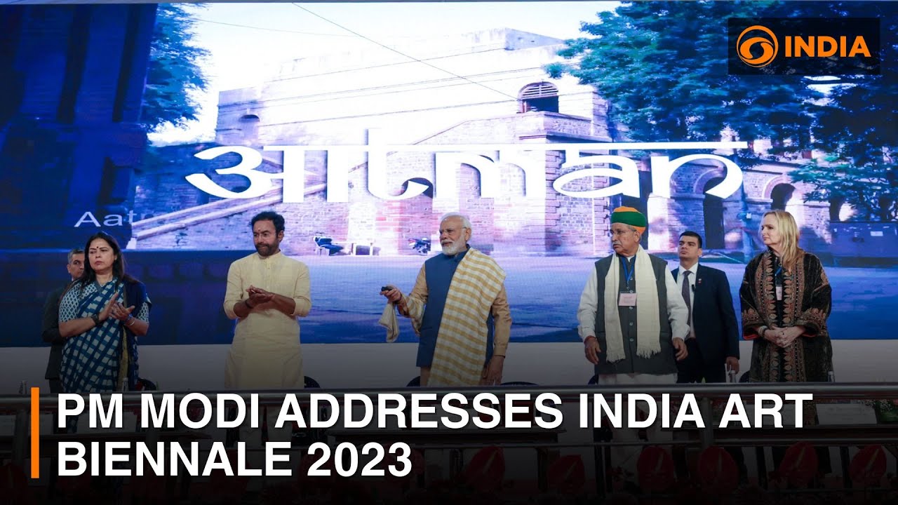 PM Modi addresses India Art, Architecture and Design Biennale 2023 at ...