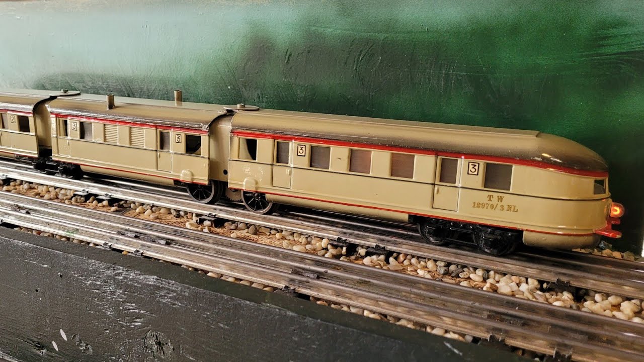 Rare Märklin TW 12970/3 NL Dutch diesel train 0 gauge - YouTube