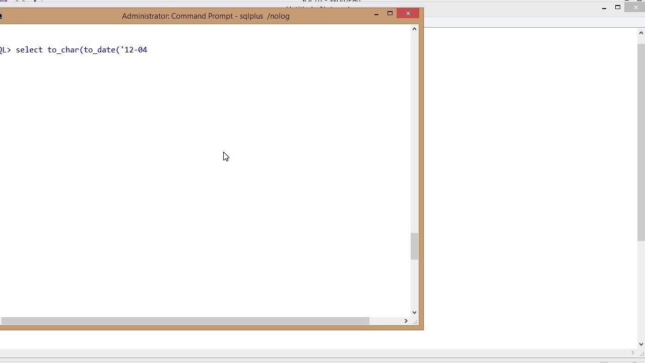 Oracle Menampilkan Tanggal Lahir By Rony Ihsan - YouTube