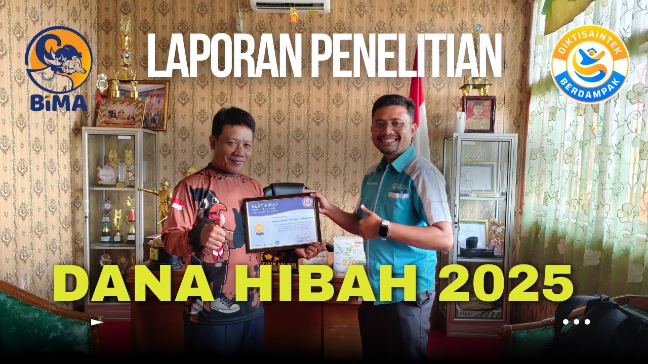 Laporan Akhir Penelitian BIMA | Dana Hibah Penelitian Dosen Pemula ...