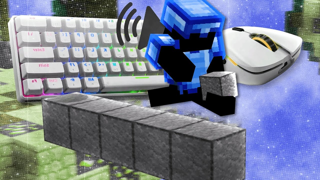 SKYWARS ASMR KEYBOARD & MOUSE SOUNDS (Drag Click) - Minecraft - YouTube
